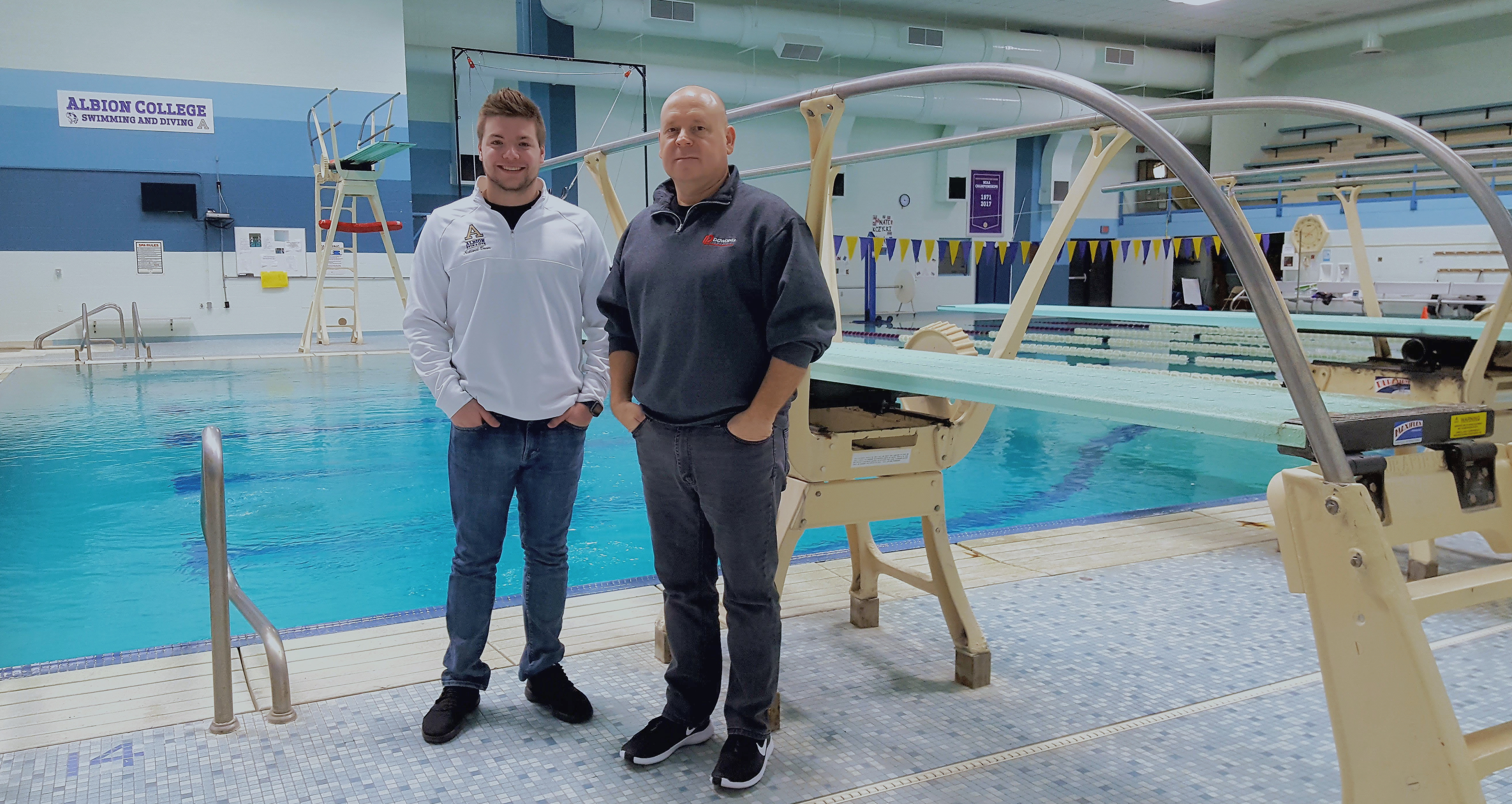 All-American Diver Jake Burris Beats 30-Year Albion Record – The Albion ...