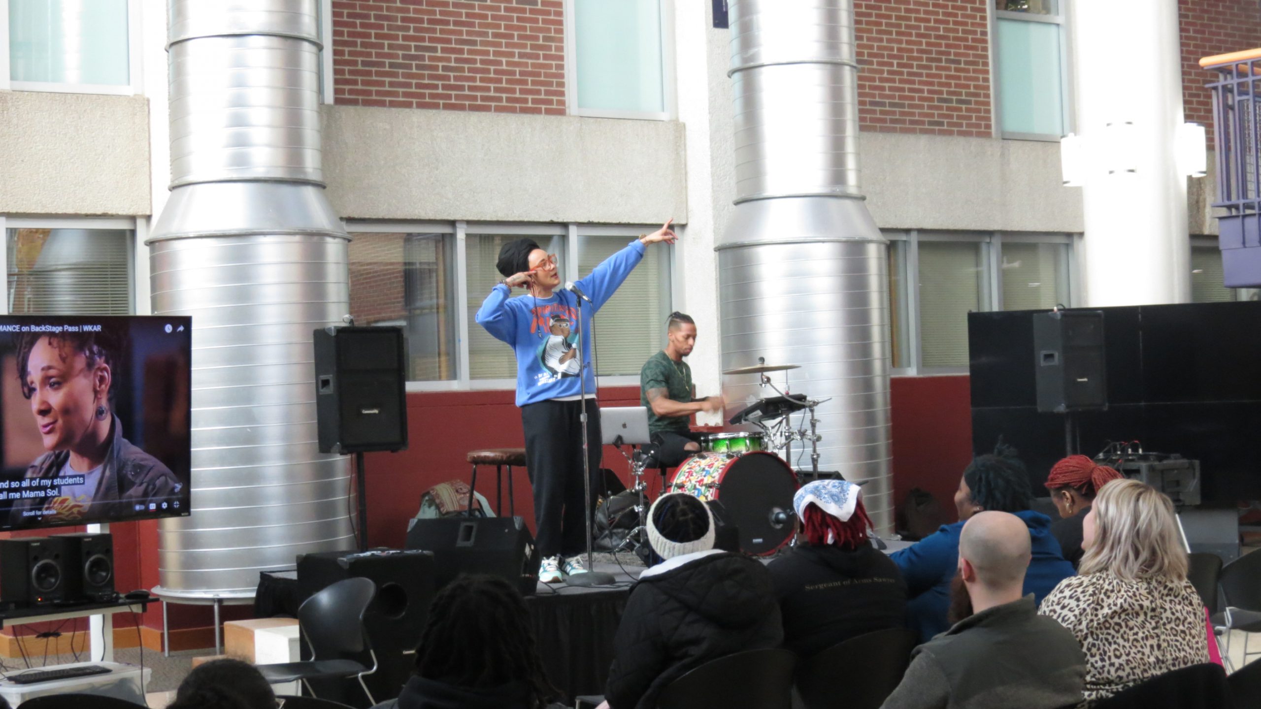 Photos: Mama Sol, Motivational Speaker and Spoken-Word Poet, Gives ...