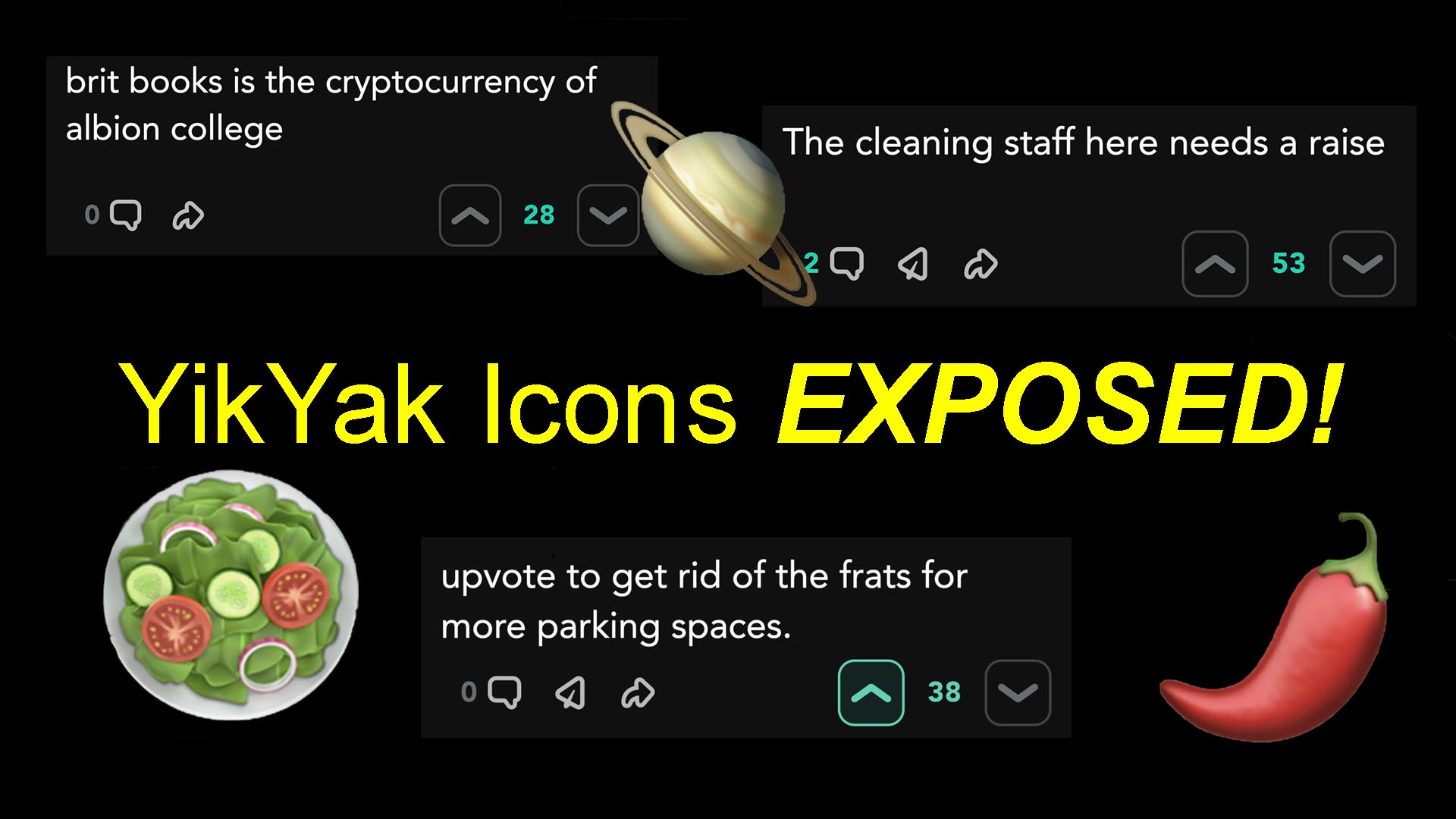 Plebian: Yik Yak Icons Exposed – The Albion College Pleiad Online