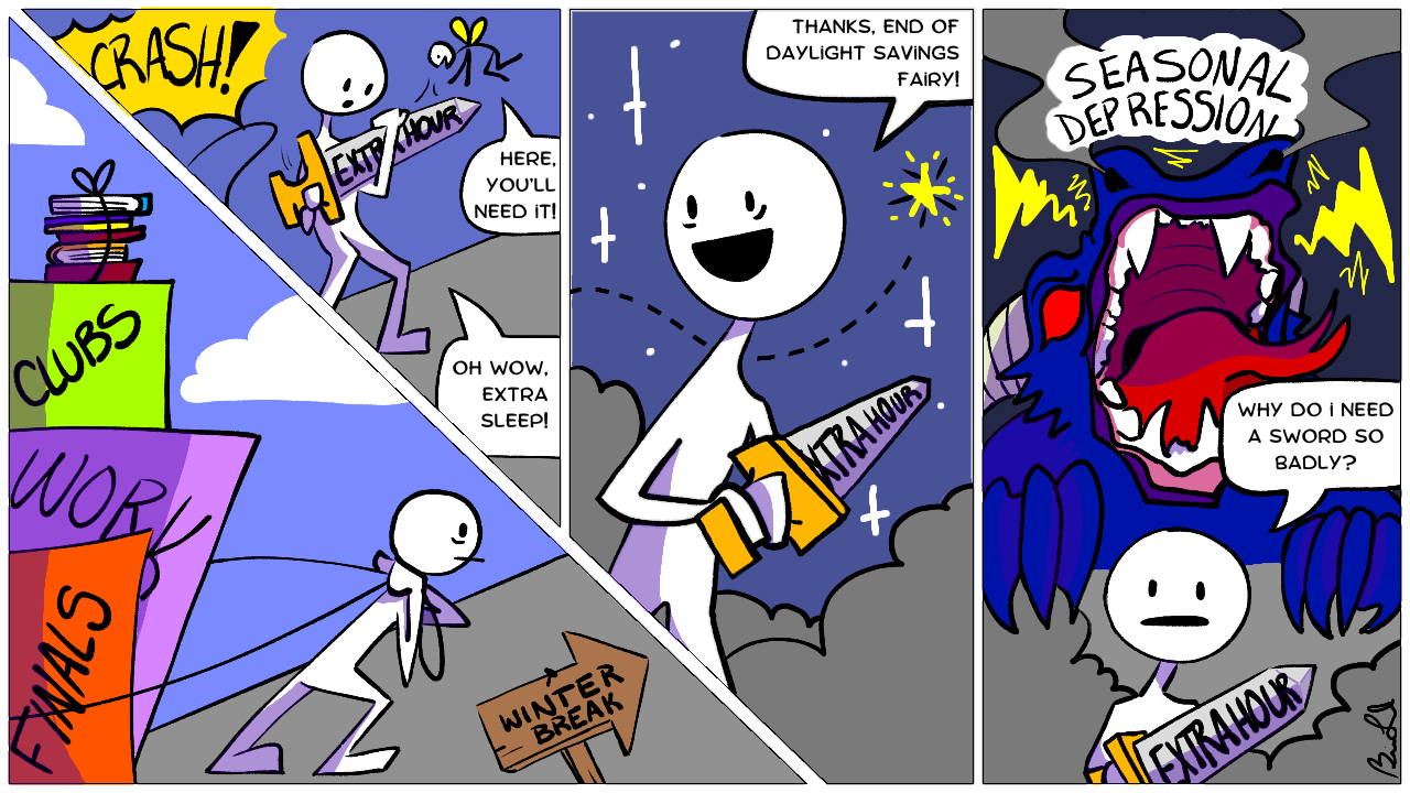 Comic: As Daylight Savings Time Ends, a New Battle Begins – The Albion ...