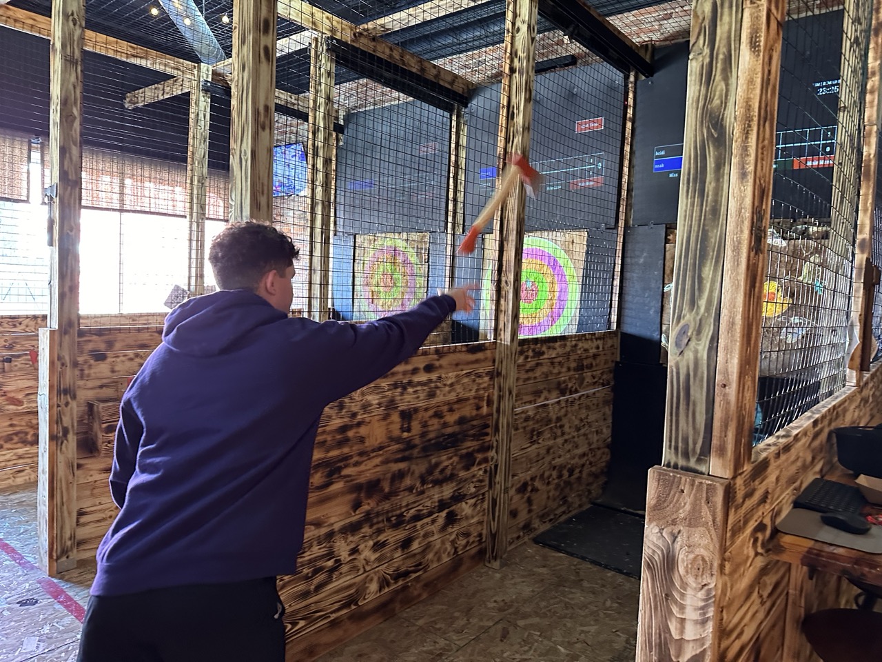 Throw Your Way to a Bullseye at Albion’s Viking Warrior Axe Throwing Co ...